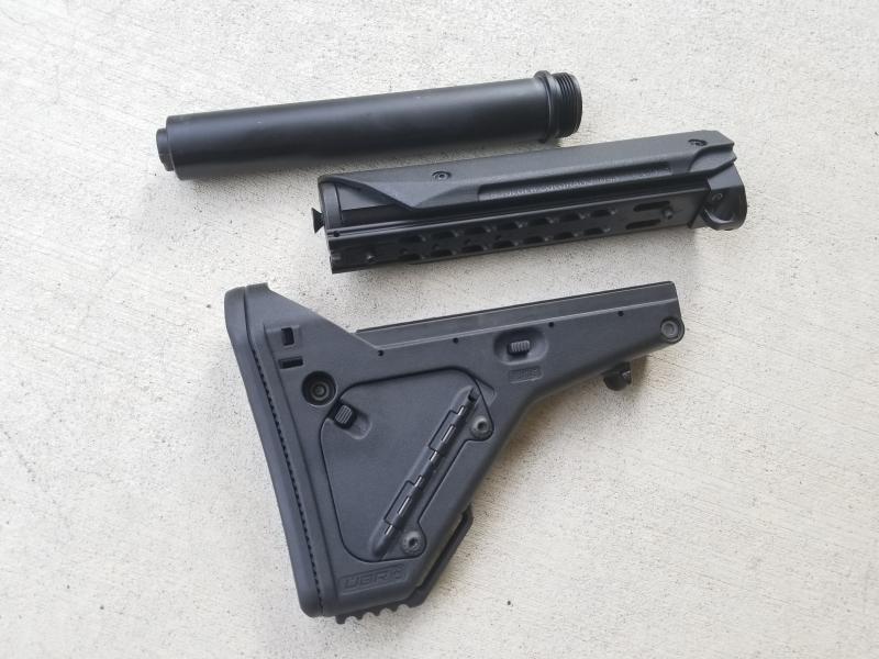 Magpul UBR blk gen 1 w strike plate, extras ($160 shipped) - AR15.COM
