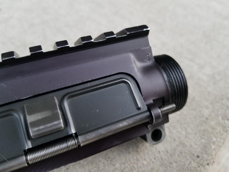 COLT M4 upper receiver, proof stamps, purple hue, cardinal forge ...